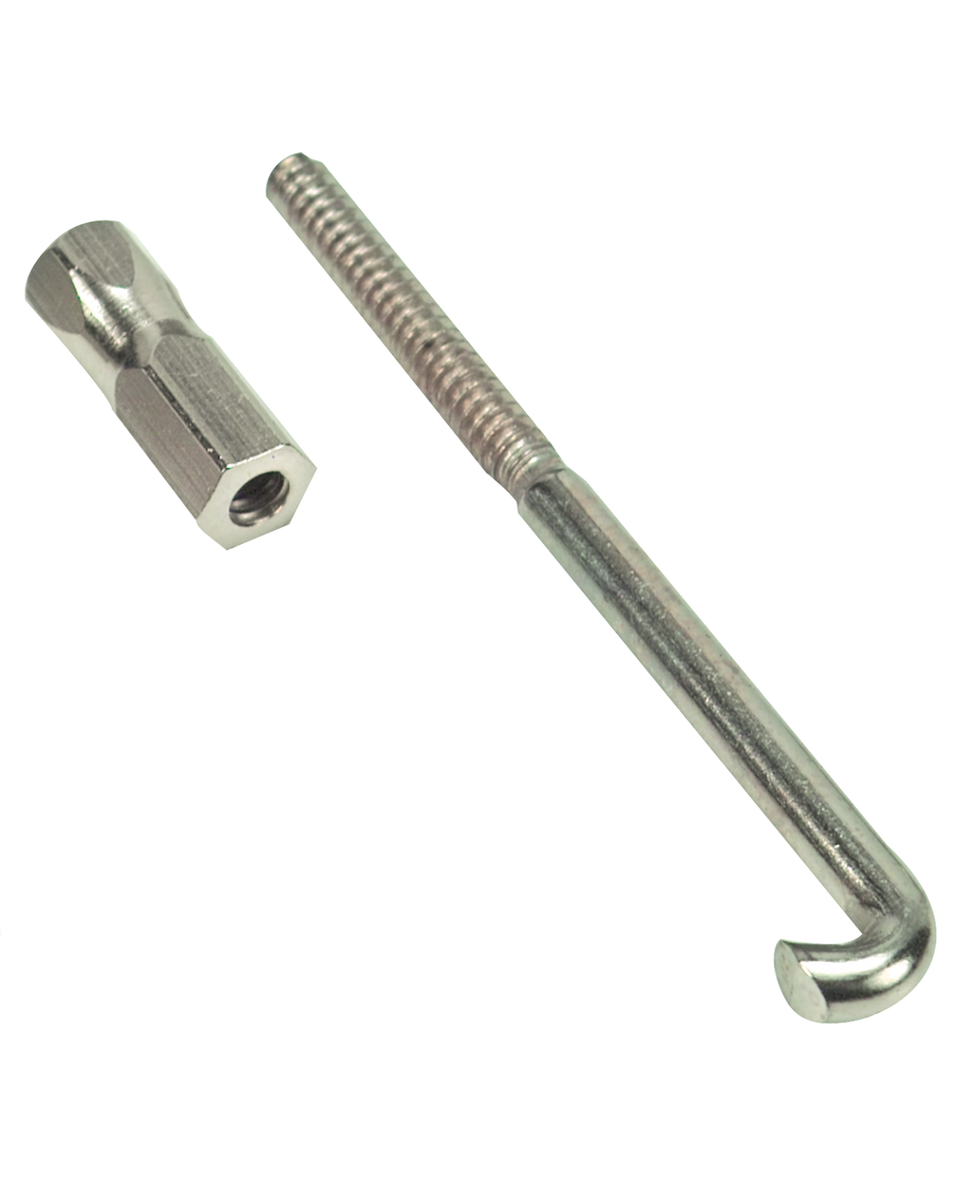 Flat Banjo Bracket Hook and Nut – Trad Banjo